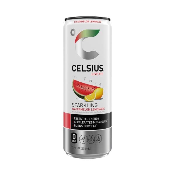 Celsius Sparkling Watermelon Lemonade, Functional Energy Drink | Publix ...
