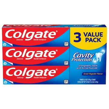 Colgate Toothpaste, Anticavity Fluoride, Cavity Protection, Great ...