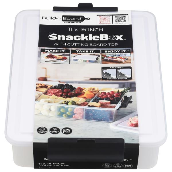 Farberware Build-a-Board 11 x 16 inch with Cutting Board Top Snackle ...