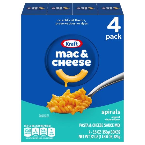 Kraft Spirals Original Cheese Flavor Mac & Cheese | Publix Super Markets