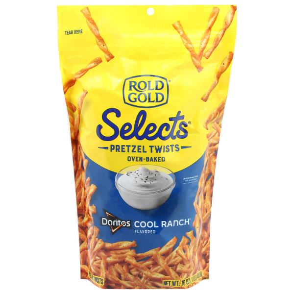 Rold Gold Selects Pretzel Twists, Oven-Baked, Doritos Cool Ranch ...
