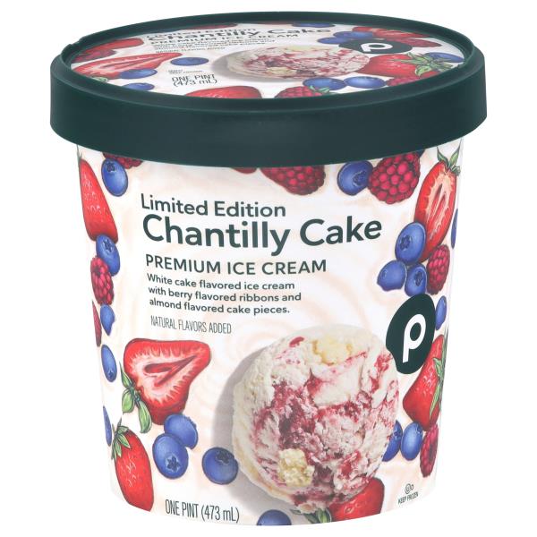 Publix Limited Editon Premium Ice Cream, Chantilly Cakepint | Publix ...