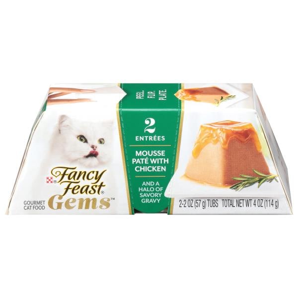 Fancy Feast Gems Gourmet Mousse Pate with Chicken Cat Food | Publix ...