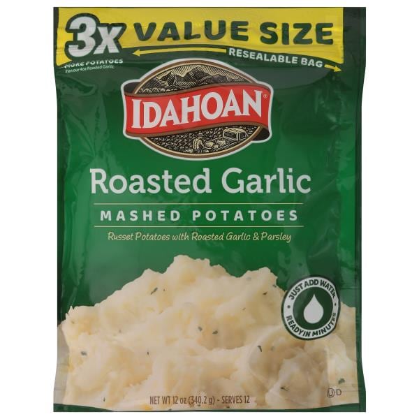 Idahoan Roasted Garlic Mashed Potatoes Value Size | Publix Super Markets