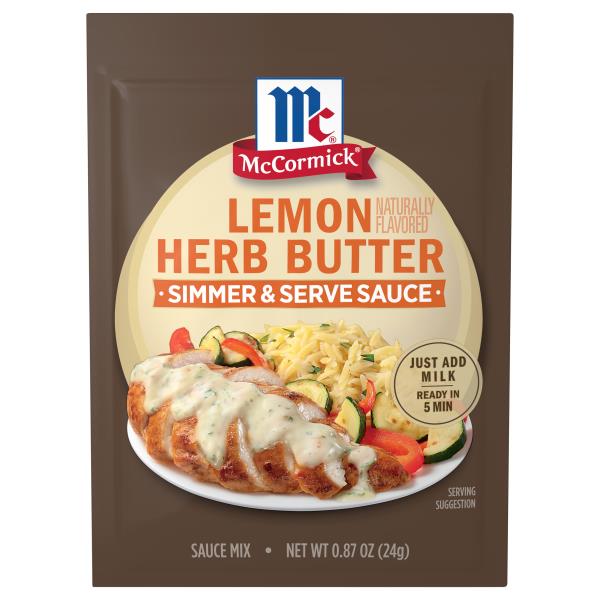 McCormick Lemon Naturally Flavored Herb Butter Sauce Mix | Publix Super ...