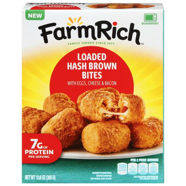 Farm Rich Loaded Hash Brown Bites | Publix Super Markets