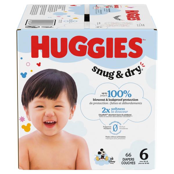 Huggies Snug & Dry Diaper, Disney Baby, 6 (over 35 lb) | Publix Super ...