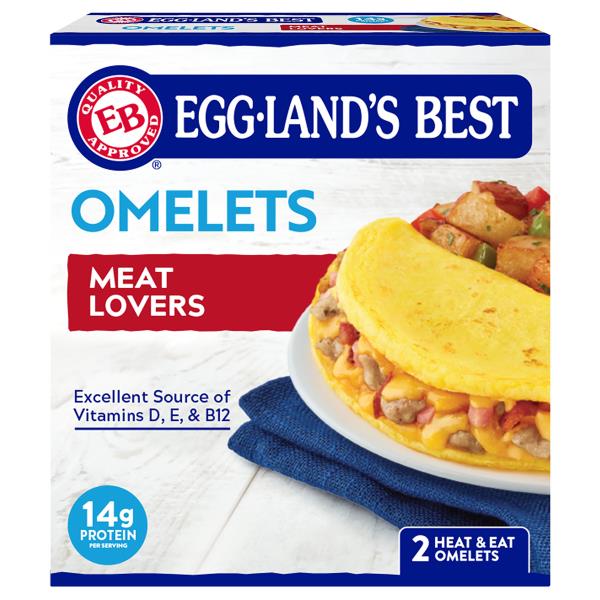 Eggland's Best Meat Lovers Frozen Omelet, 2 count | Publix Super Markets