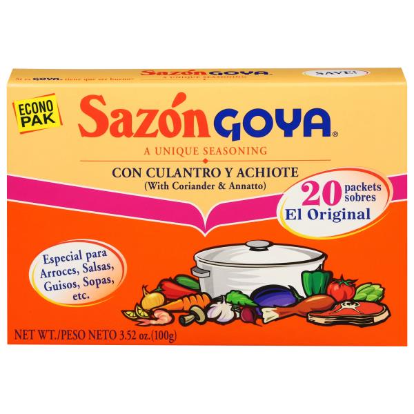 Sazon Goya Seasoning, with Coriander & Annatto | Publix Super Markets