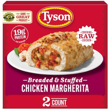 Tyson Frozen Stuffed Chicken Breasts Margherita, 2 Count | Publix Super ...