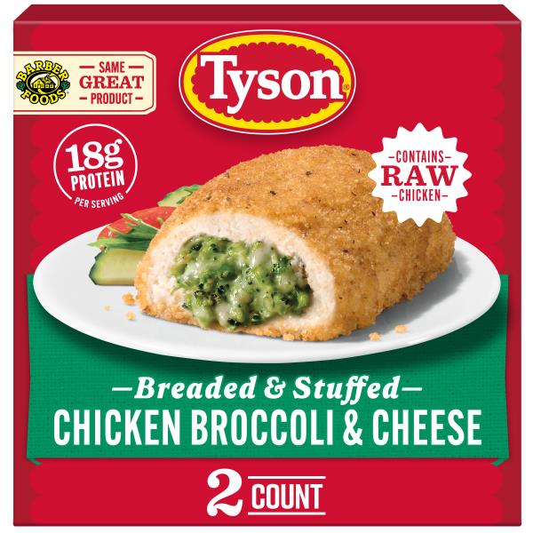 Tyson Frozen Stuffed Chicken Breasts Broccoli Cheese, 2 Count | Publix ...