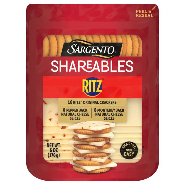 Sargento Pepper Jack/Monterey Jack/Ritz Original Crackers Shareables ...