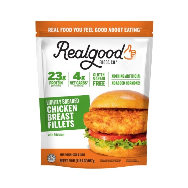 Realgood Foods Co. Lightly Breaded Chicken Breast Fillets | Publix ...