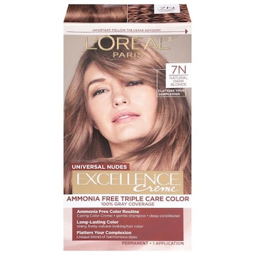 Excellence Creme 7N Natural Dark Blonde Permanent Hair Color | Publix ...