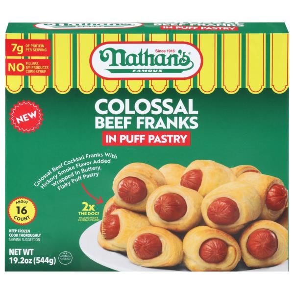 Nathan's Famous Colossal Franks in Puff Pastry | Publix Super Markets