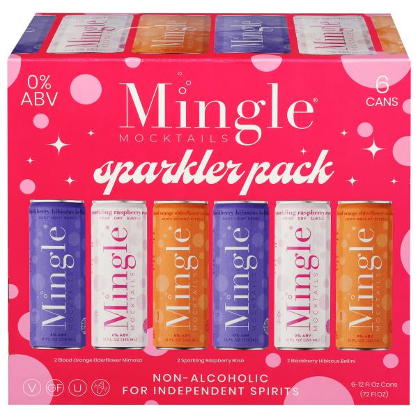 Mingle Sparkler Pack Assorted Non-Alcoholic Mocktails | Publix Super ...