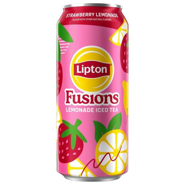Lipton Fusions Lemonade Iced Tea, Strawberry Lemonade | Publix Super ...
