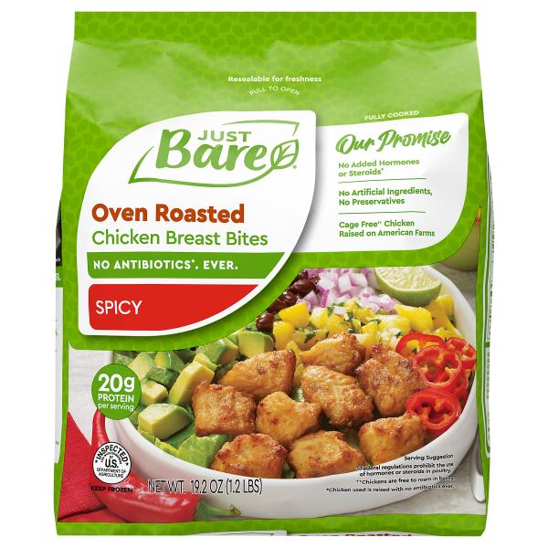 Just Bare® Oven Roasted Spicy Chicken Breast Bites | Publix Super Markets