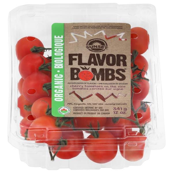 Sunset Flavor Bombs Organic Cherry Tomatoes on the Vine | Publix Super Markets