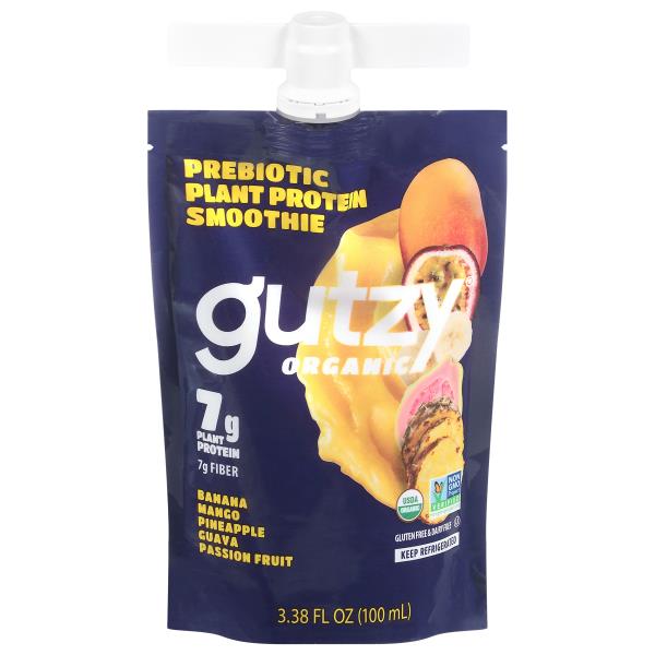 Gutzy Organic Banana Mango Pineapple Guava Passion Fruit Prebiotic ...