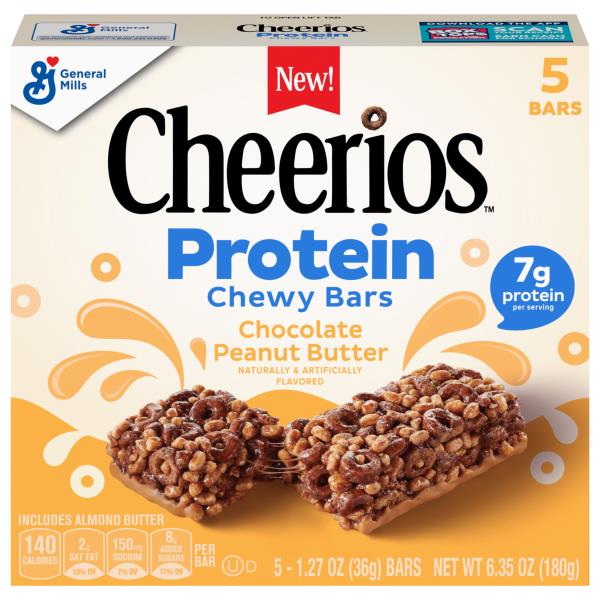 Cheerios Protein Chocolate Peanut Butter Chewy Bars | Publix Super Markets