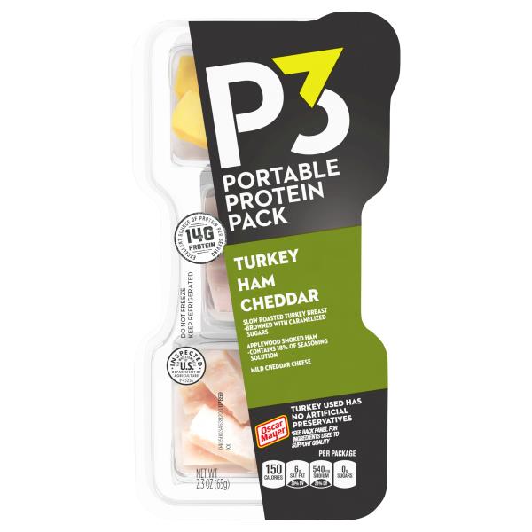 P3 Portable Protein Pack, Turkey, Ham, Cheddar | Publix Super Markets