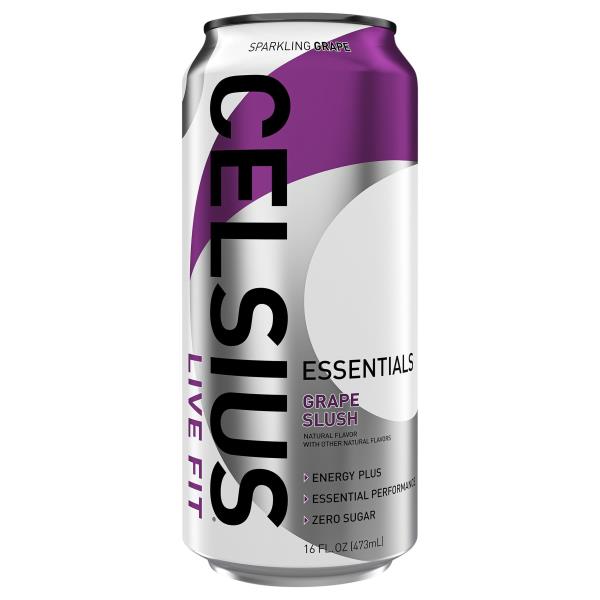 Celsius Live Fit Sparkling Essentials Grape Slush Energy Drink | Publix ...