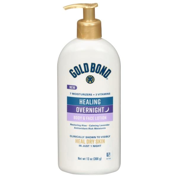 Gold Bond Healing Overnight Body & Face Lotion | Publix Super Markets