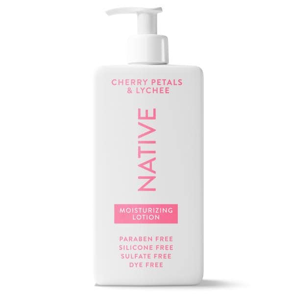 Native Whole Body Cherry Petals & Lychee Hand and Body Lotion 16.5 oz ...