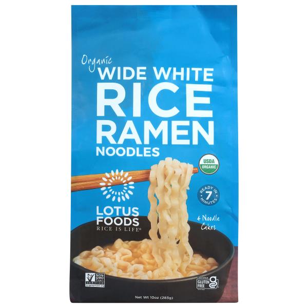 Lotus Foods Organic Wide White Rice Ramen Noodles | Publix Super Markets