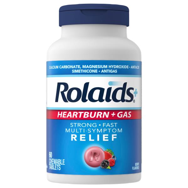 Rolaids Relief Berry Flavored Heartburn + Gas | Publix Super Markets