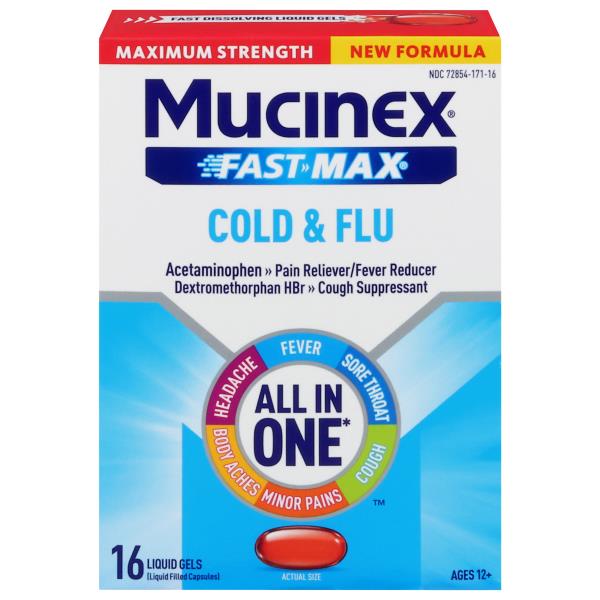 MUCINEX® Fast Max Maximum Strength Cold & Flu | Publix Super Markets