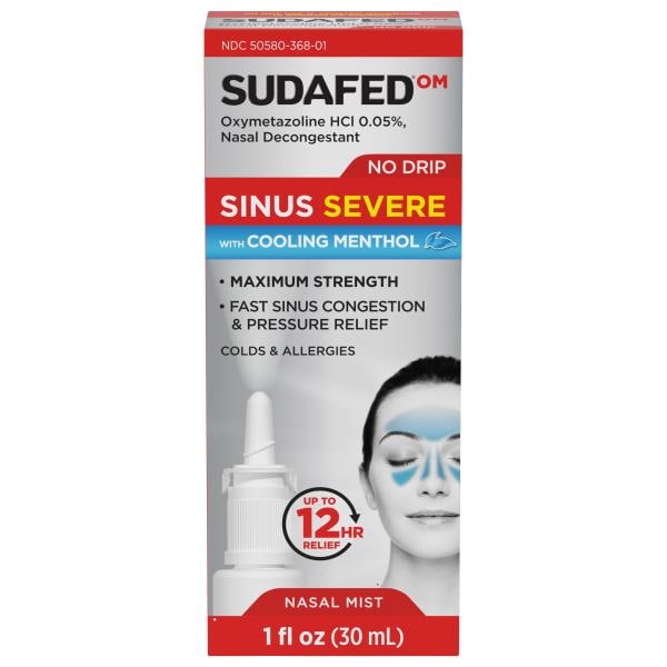 Sudafed Maximum Strength No Drip Sinus Severe Nasal Mist | Publix Super ...