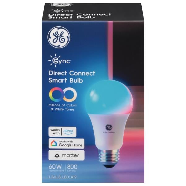 GE Cync LED Direct Connect 60 Watts Smart Bulb | Publix Super Markets