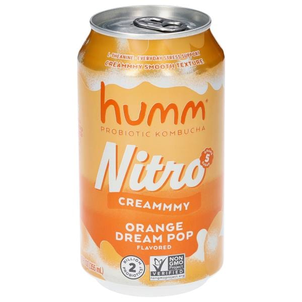Humm Nitro Creamy Probiotic Orange Dream Pop Kombucha | Publix Super ...