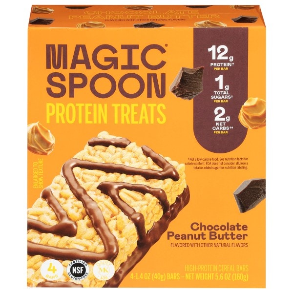 Magic Spoon Protein Treats Chocolate Peanut Butter Cereal Bars | Publix ...
