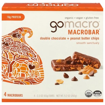 GoMacro Double Chocolate + Peanut Butter Chips MacroBar | Publix Super ...