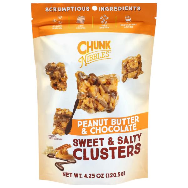 Chunk Nibbles Sweet & Salty Peanut Butter & Chocolate Clusters | Publix ...