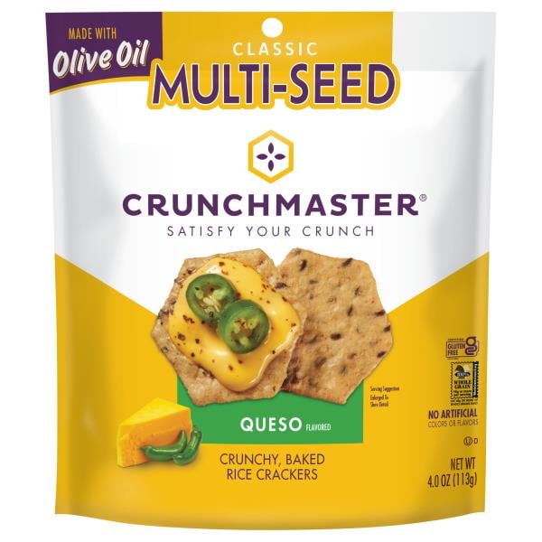 Crunchmaster Classic Multi-Seed Queso Flavored Rice Crackers | Publix ...