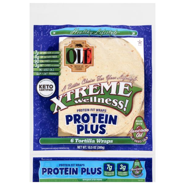 Ole Mexican Foods Xtreme Wellness! Protein Plus Tortilla Wraps | Publix ...