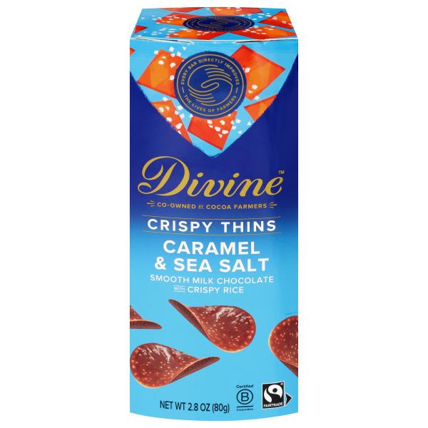 Divine Caramel & Sea Salt Crispy Thins | Publix Super Markets