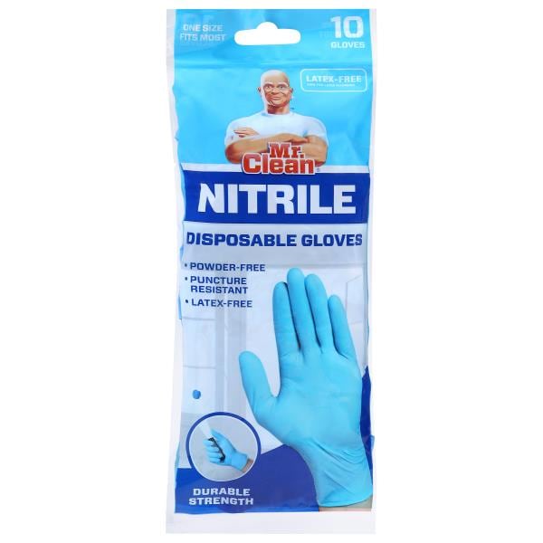 Mr. Clean Latex-Free Nitrile Disposable Gloves | Publix Super Markets