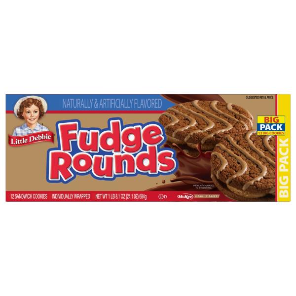 Little Debbie Fudge Rounds, Big Pack | Publix Super Markets