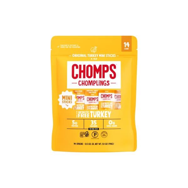 Chomps Mini Original Turkey Chomplings 14 Pack, 0.5oz Sticks | Publix ...