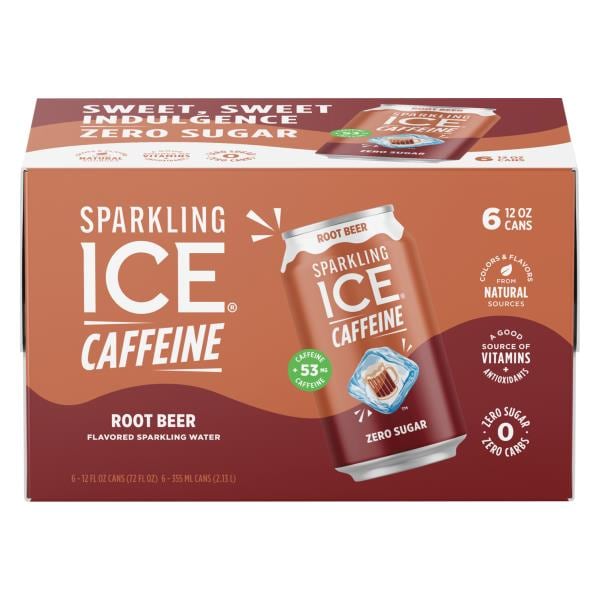 Sparkling Ice Caffeine Zero Sugar Root Beer Sparkling Water | Publix ...