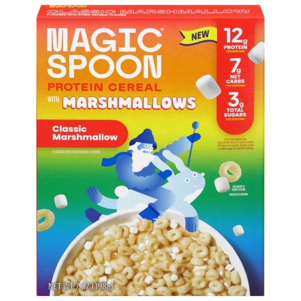 Magic Spoon Classic Marshmallow Protein Cereal with Marshmallows ...