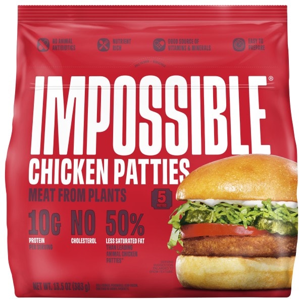 Impossible Foods Meat From Plants Chicken Patties | Publix Super Markets