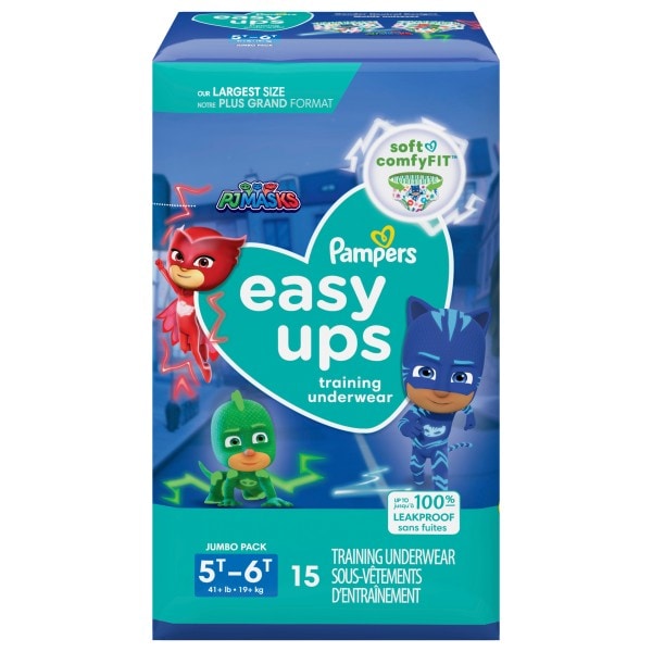 Pampers Jumbo Pack 5T-6T (41+ lb) Training Underwear | Publix Super Markets