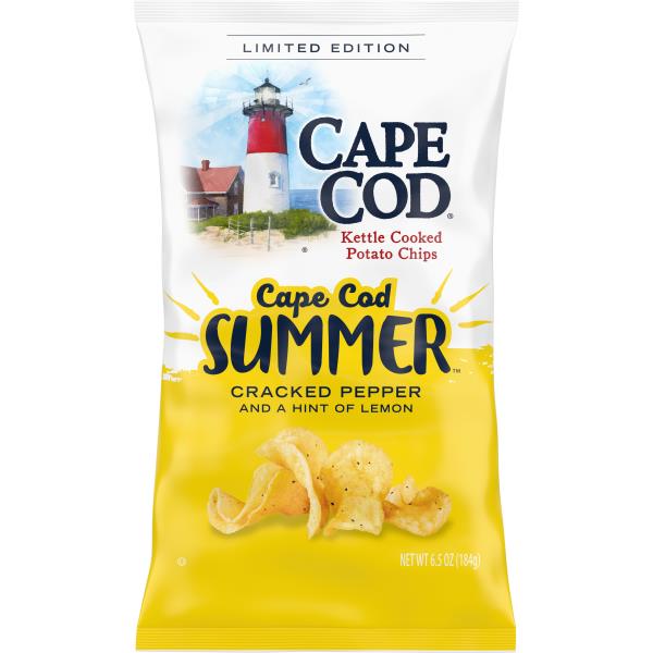 Cape Cod® Limited Edition Summer Cracked Pepper and Lemon Kettle Cooked ...