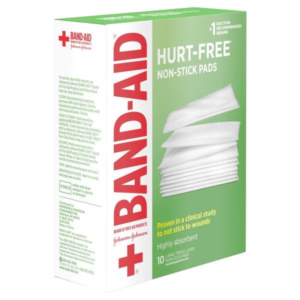 Band-Aid Pads, Non-Stick, Large | Publix Super Markets